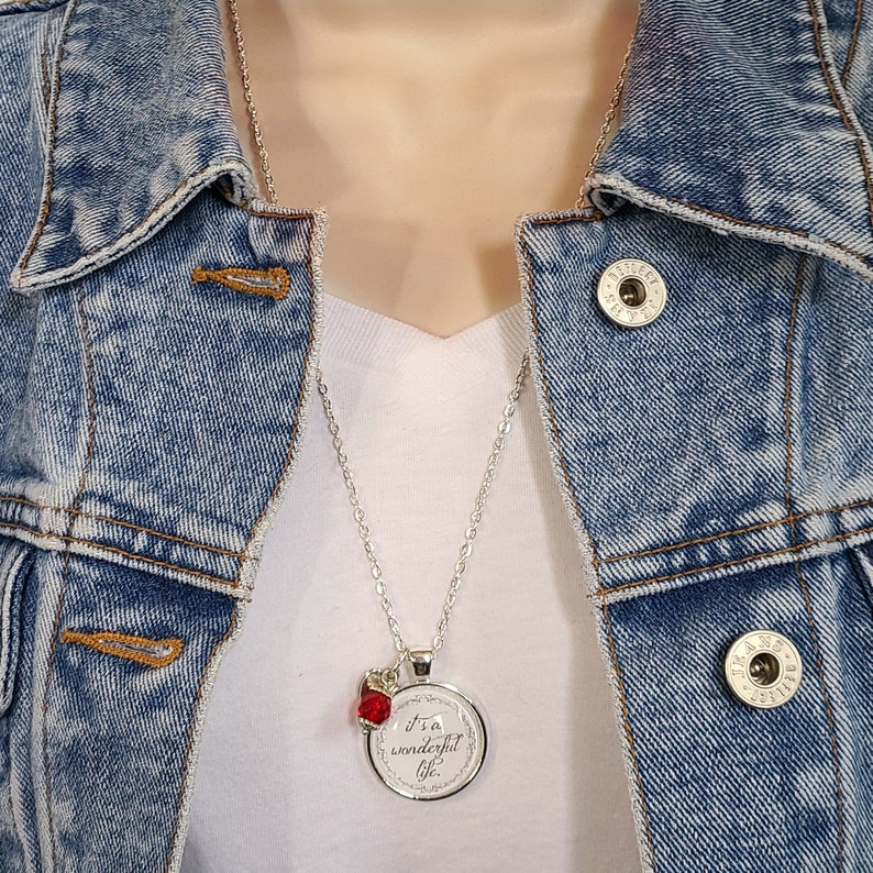 It's A Wonderful Life, Movie Gift Necklace, Classic Christmas Movie ...