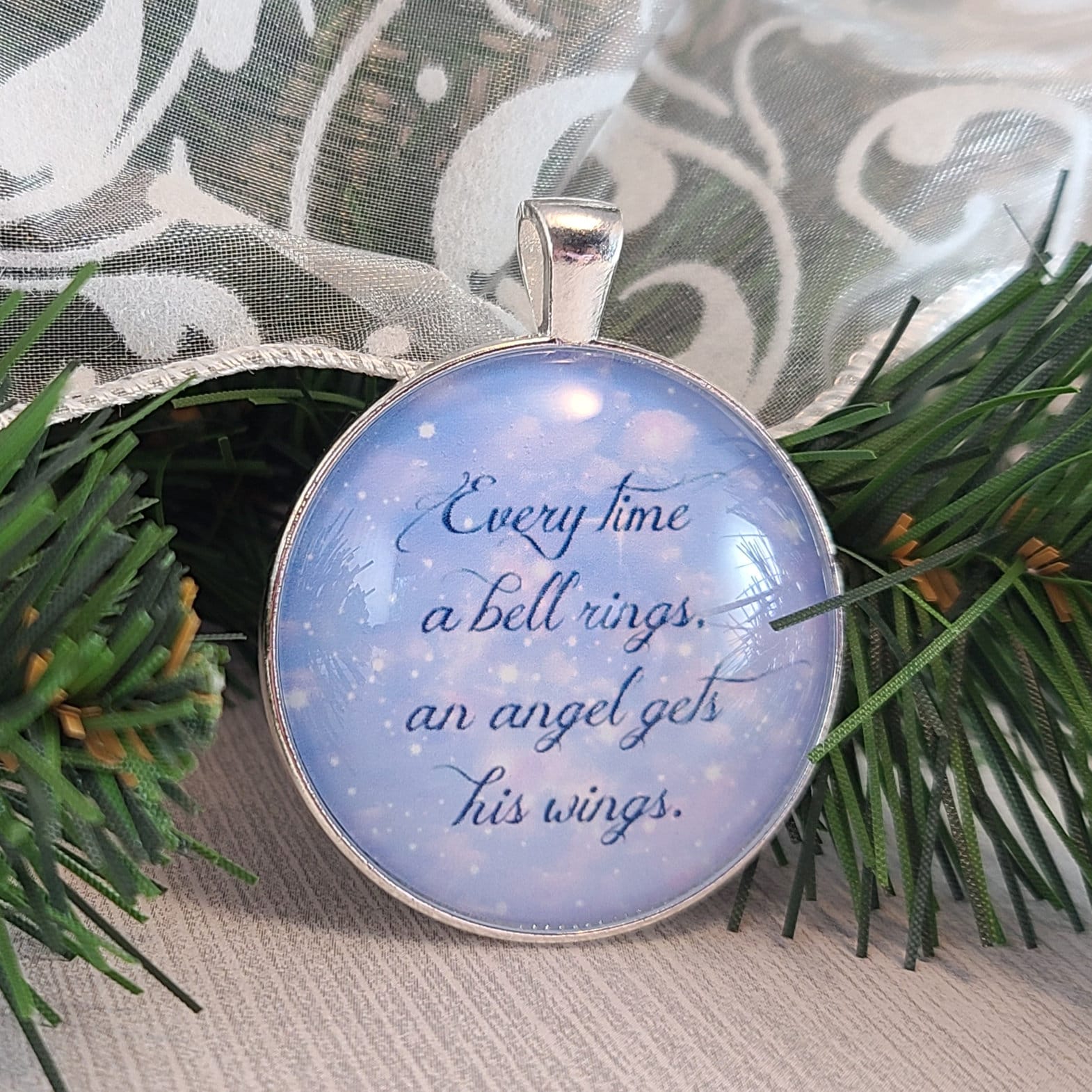 Every Time a Bell Rings, an Angel Gets His Wings, Christmas Ornament ...