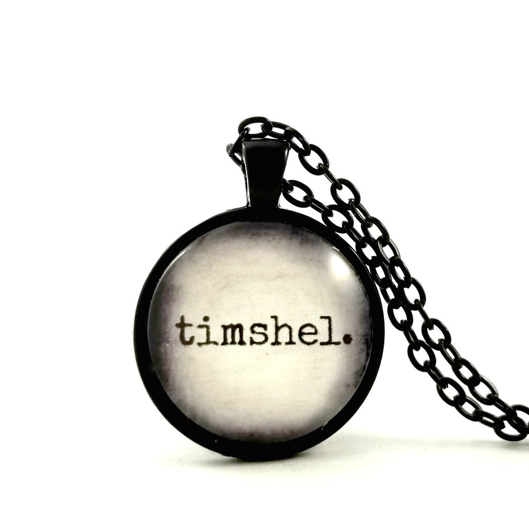 John Steinbeck Literary Quote, Timshel, Glass Pendant Necklace ...