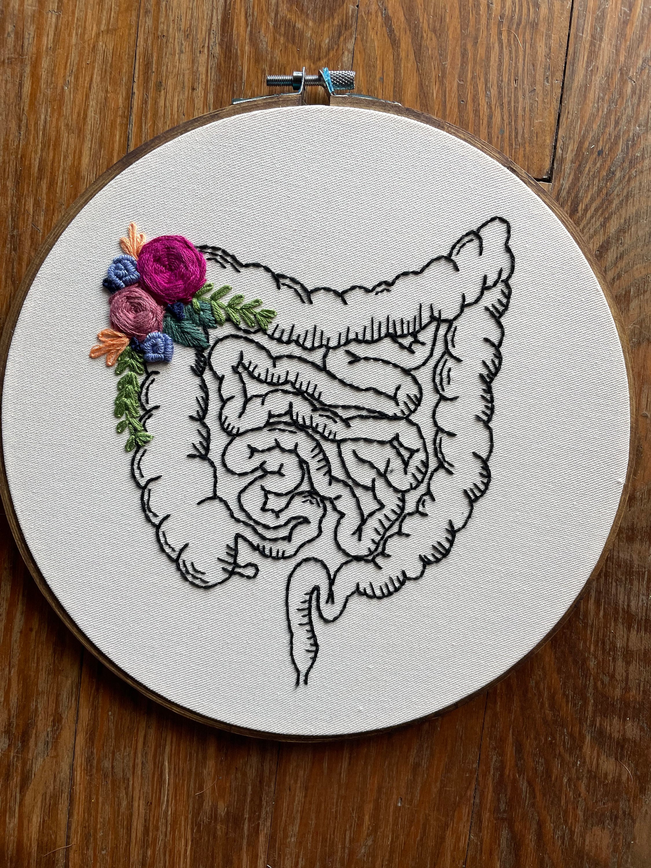 Anatomical Intestines Embroidery PDF Pattern Download - Etsy