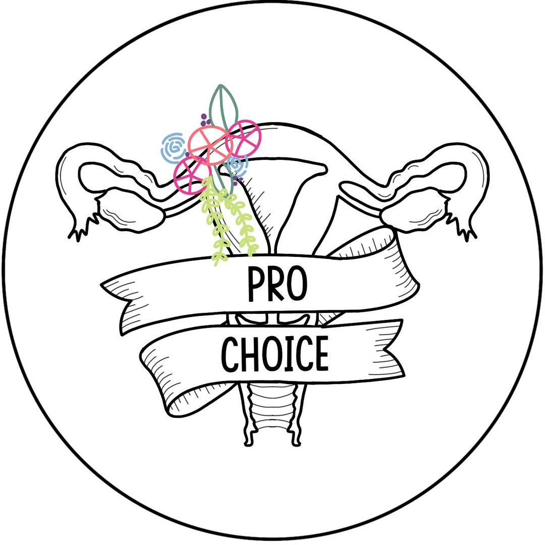 Pro Choice Uterus Embroidery PDF Pattern Download - Etsy