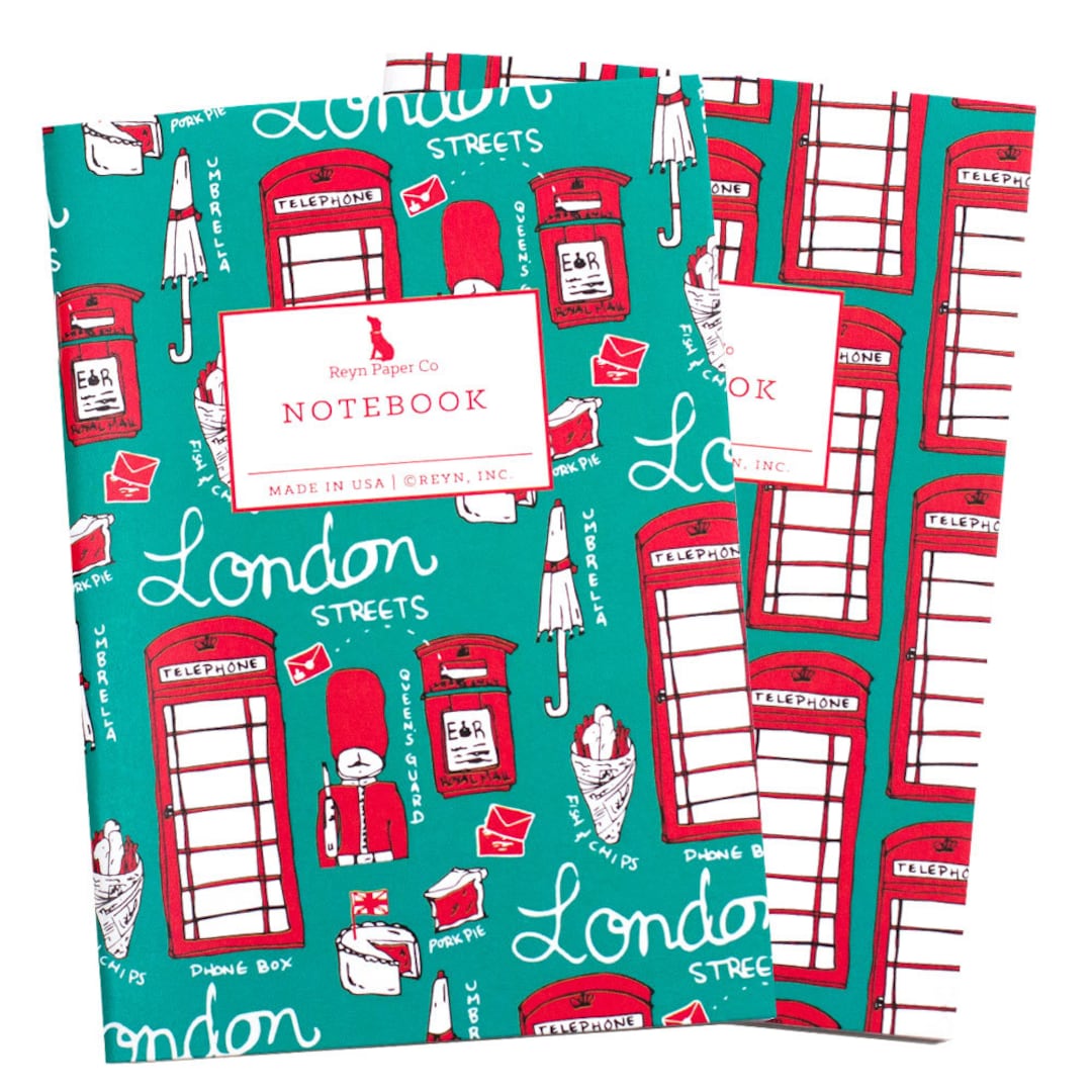 London Mini Jotter Set/mini Notebook Set/travel Notebook Set/pocket ...