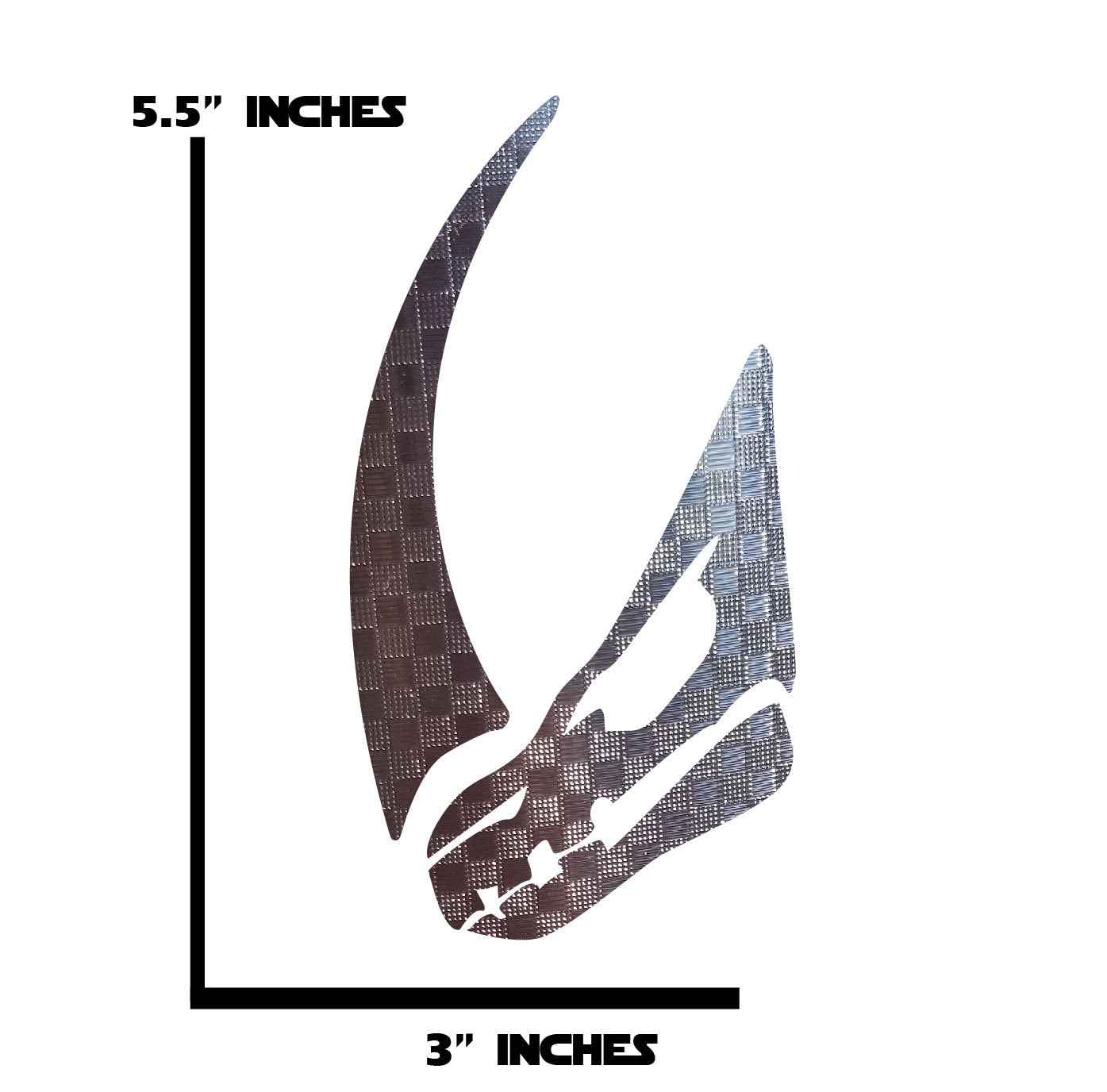 Carbon Fiber vinyl Decal Mud Horn Mudhorn Signet Industrial | Etsy