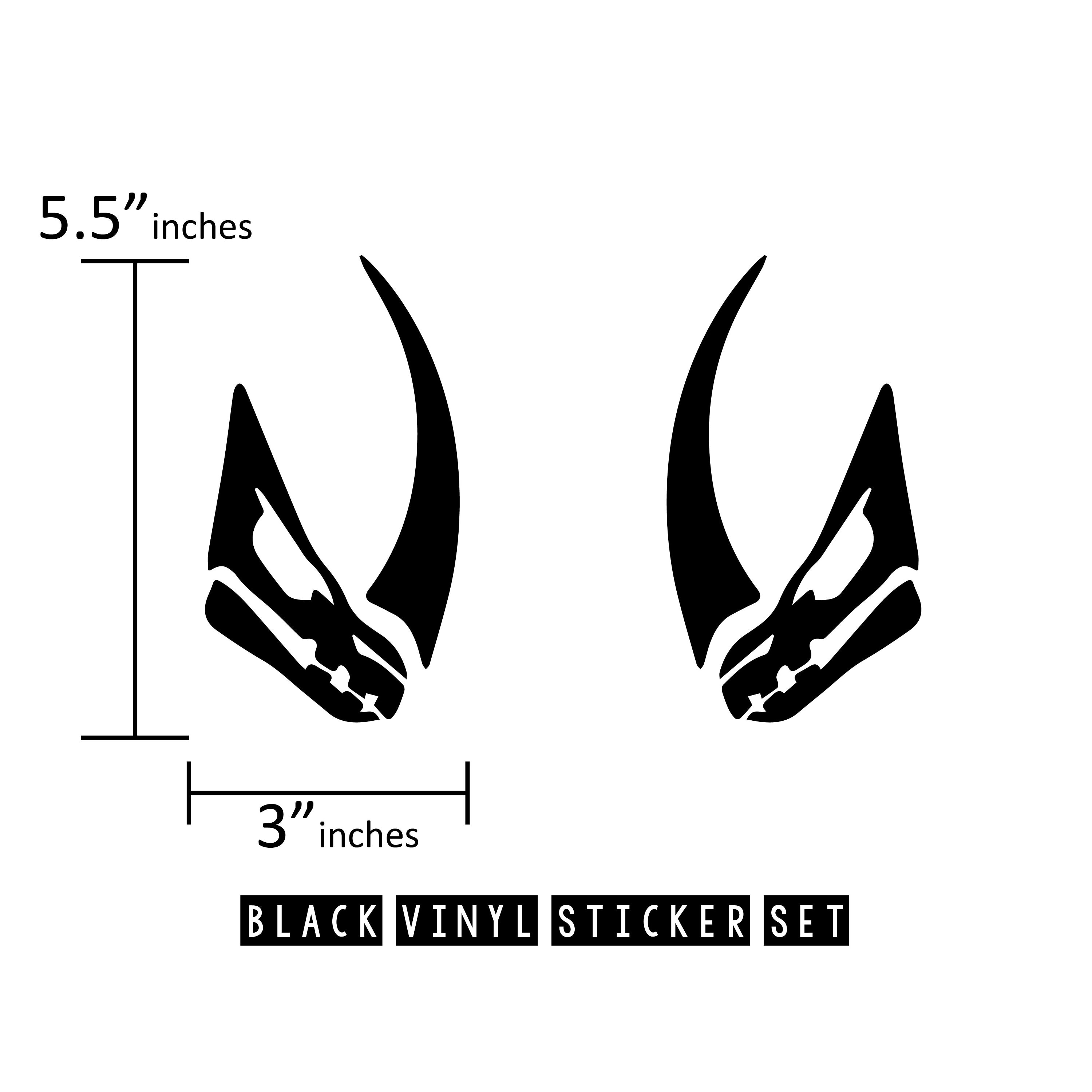 SALE Mud Horn Mudhorn Signet Vinyl Decal Set of Two Bumper | Etsy