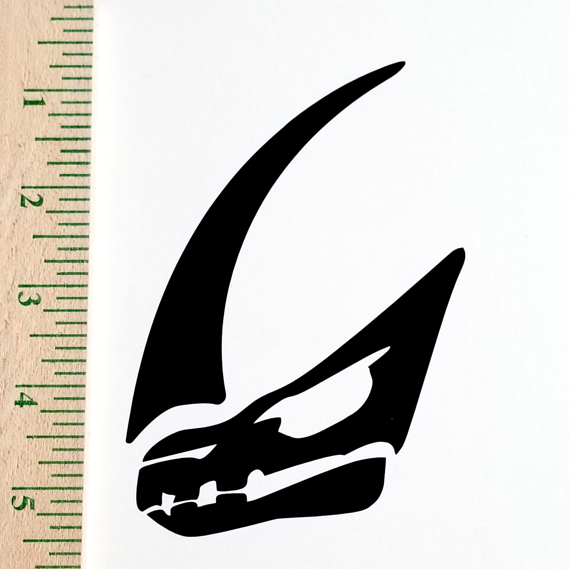 Mud Horn Mudhorn Signet Vinyl Decal Bumper Sticker in BLACK Unique Back ...