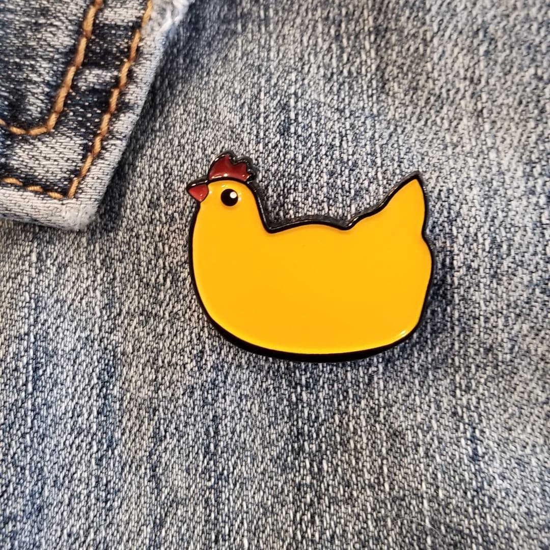 Buff Orpington Chicken Enamel Pin, Hobby Farm Gift - Etsy