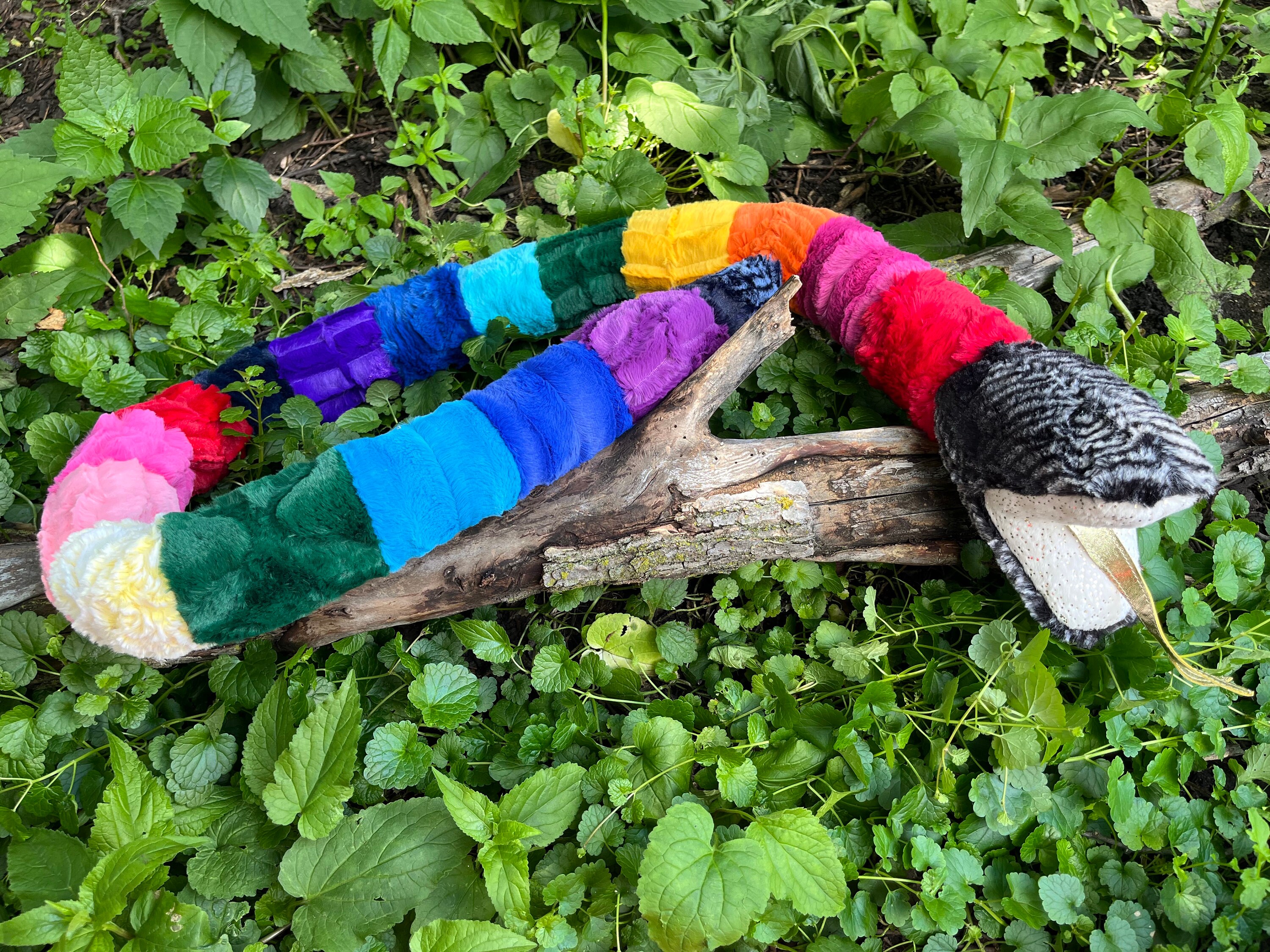 Rainbow Snake Funky Friends Factory Stuffed Toy - Etsy