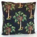 Pat Freund Design for Kaufmann Monkeys and Palm Trees Handmade Pillow ...