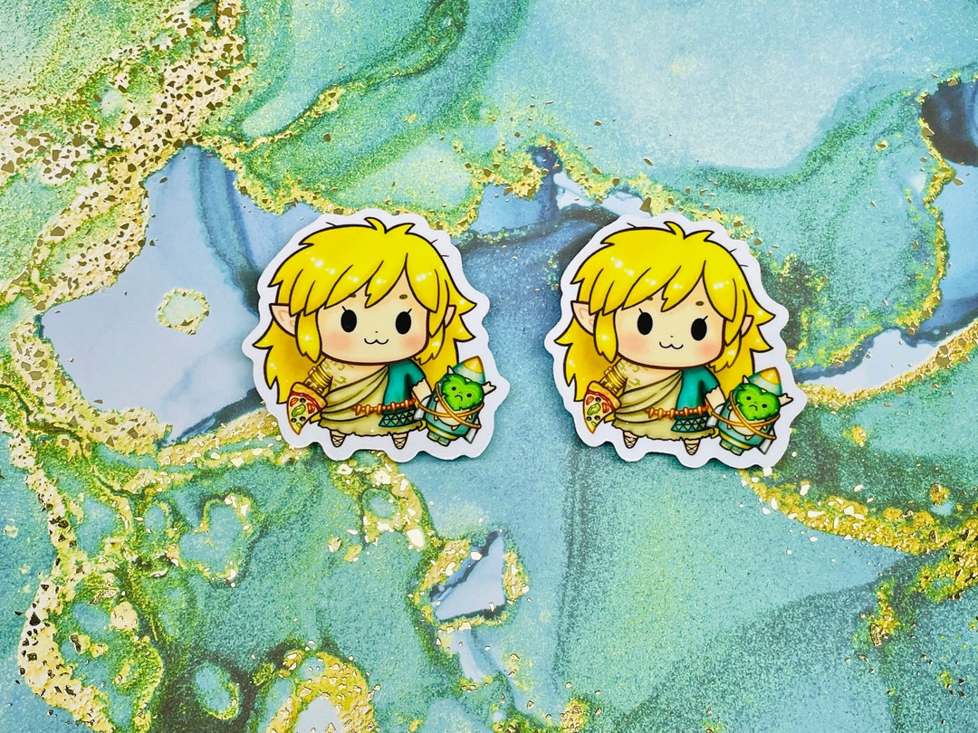 Totk Link 2 Piece Sticker Set Cute Botw Sticker Gift Video Game ...