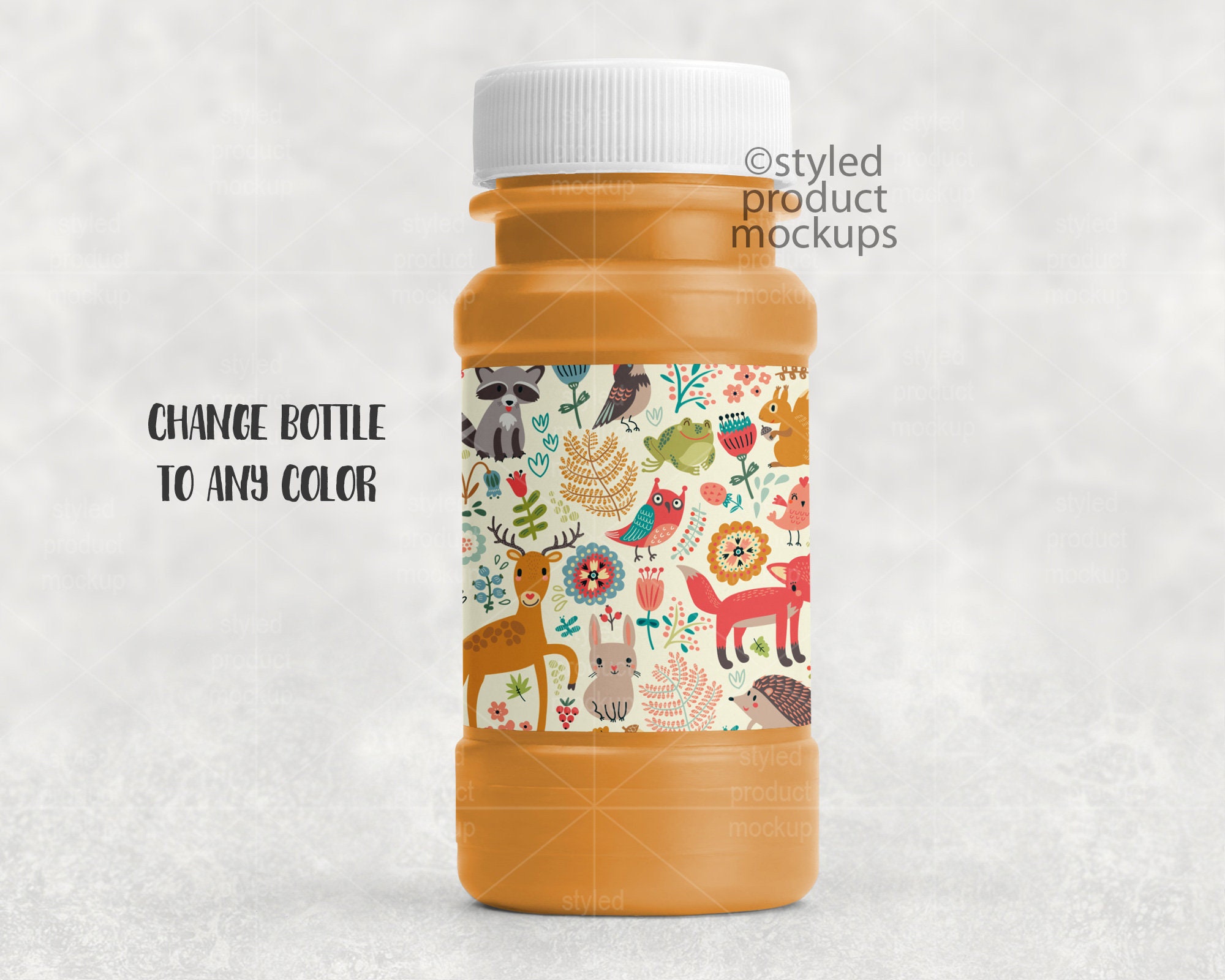 Party Favor Bubble Label Mockup Add Your Own Image and - Etsy