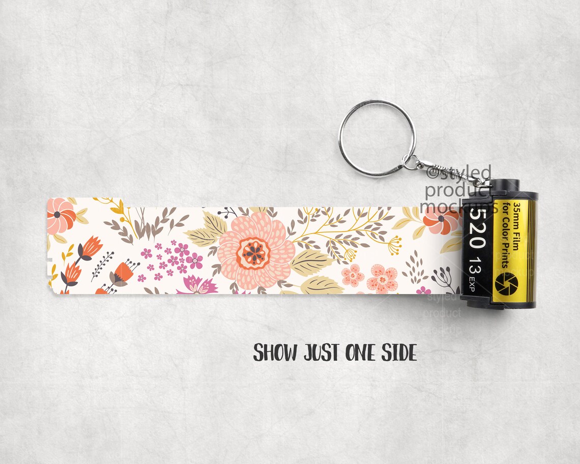 Dye Sublimation Film Canister Keychain Mockup | Add Your Own Image and ...
