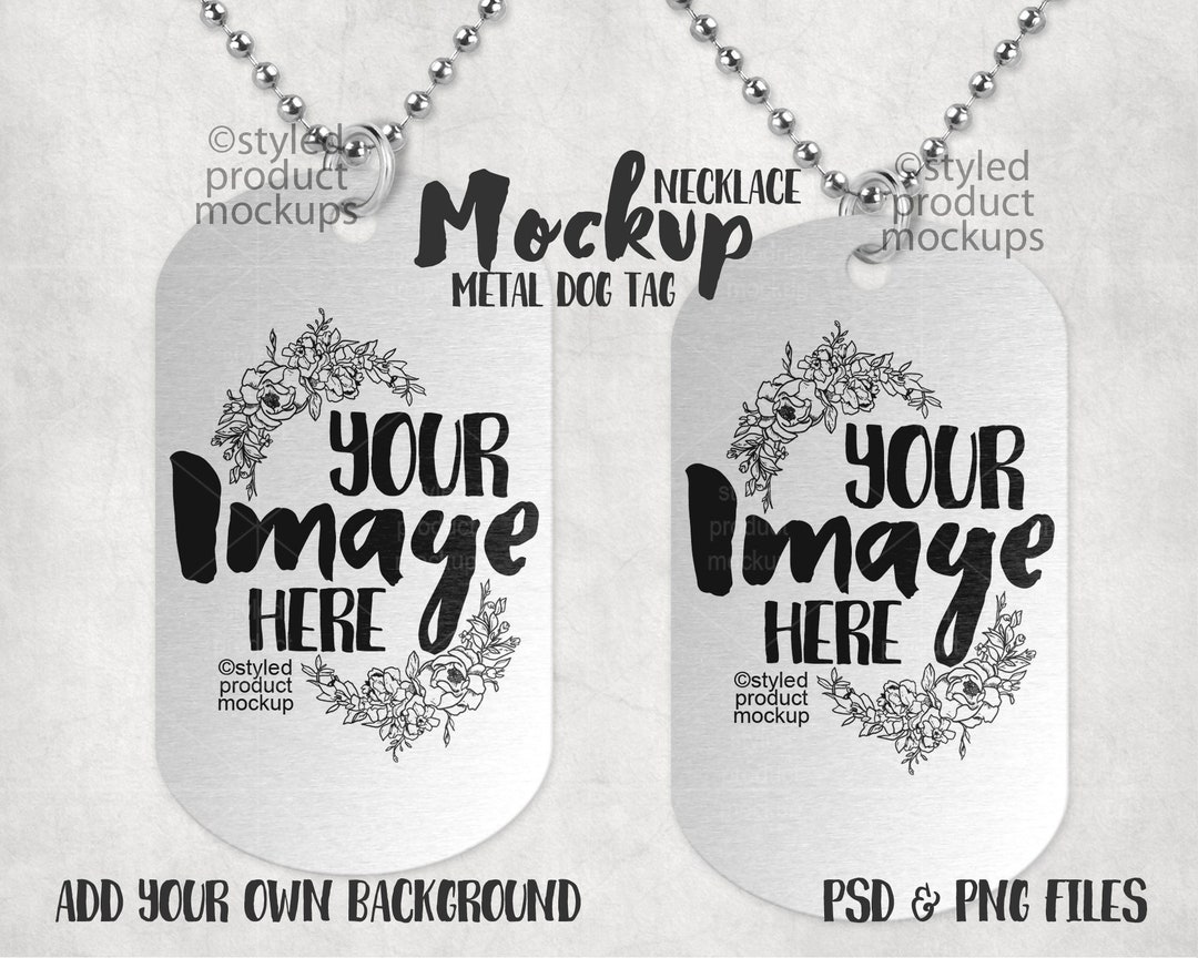 Dye Sublimation Stainless Steel Double Sided Dog Tag With Ball Chain ...