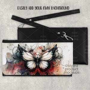 Dye Sublimation Wallet With Hand Strap Mockup | Add Your Own Image and ...