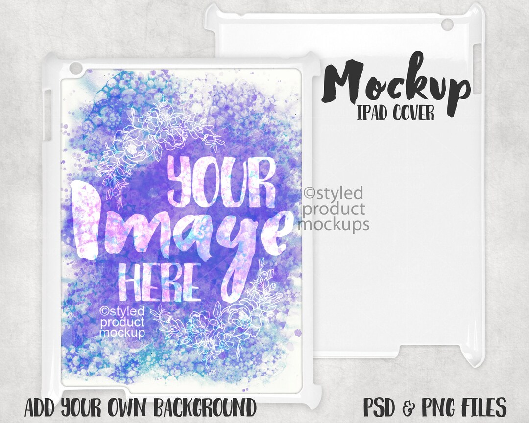 Dye Sublimation iPad Case Cover Mockup | Add Your Own Image and ...