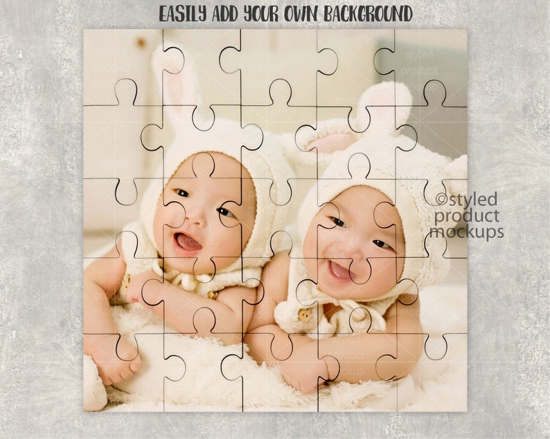 Dye Sublimation Glossy Hardboard 25 Piece Square Jigsaw Puzzle - Etsy