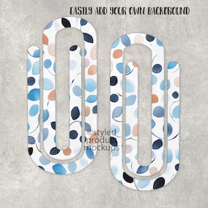 Dye Sublimation Jumbo Paper Clip Mockup | Add Your Own Image and ...