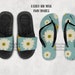 Dye Sublimation Slider Sandal and Flip Flop Set Mockup | Add Your Own ...