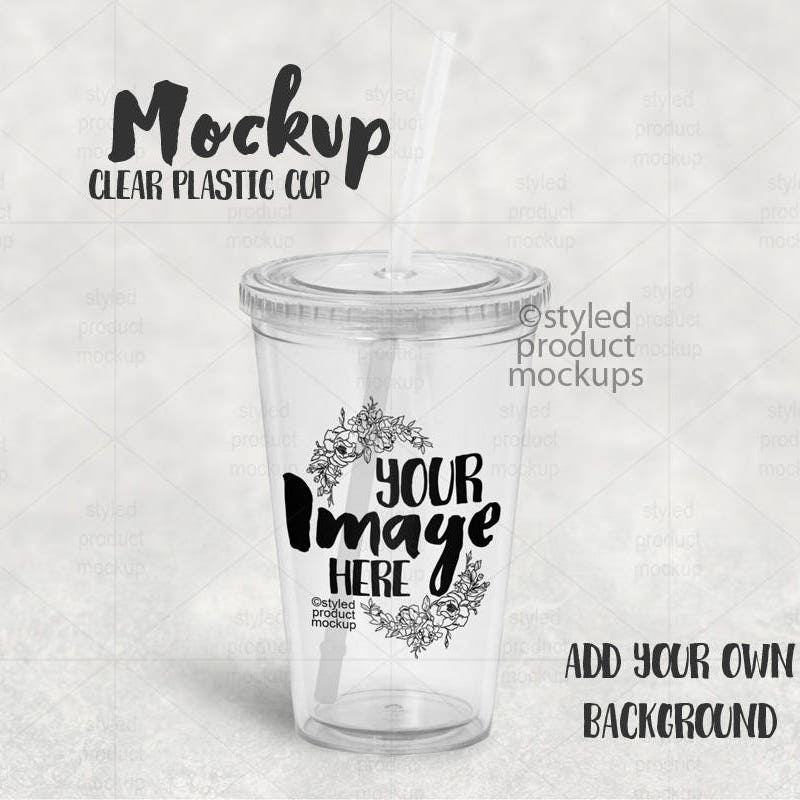 Glass Cup With Straw College - Etsy