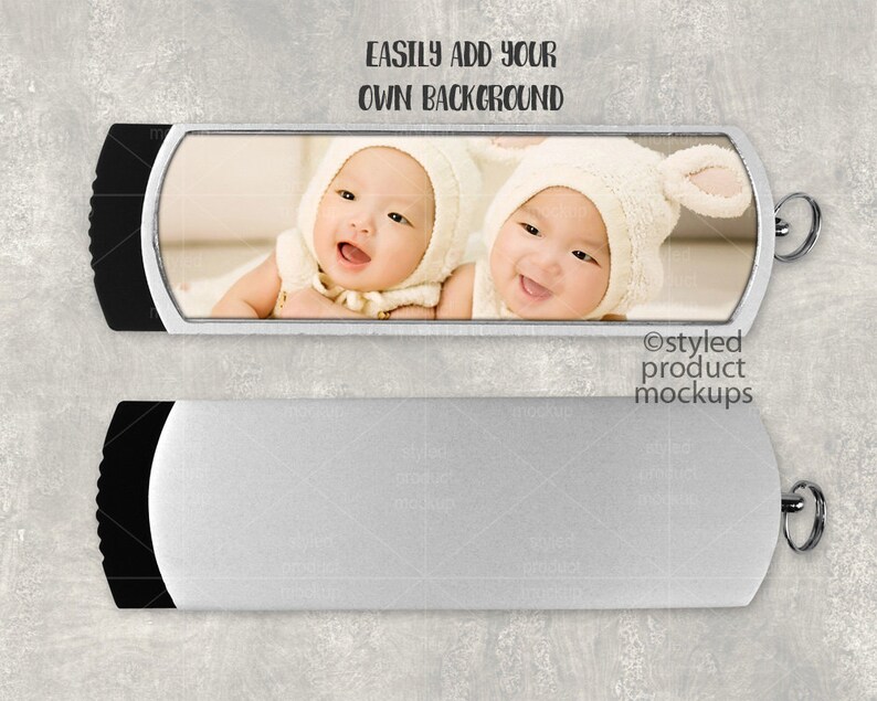 Sublimation USB Flash Drive Mockup Template Add Your Own - Etsy