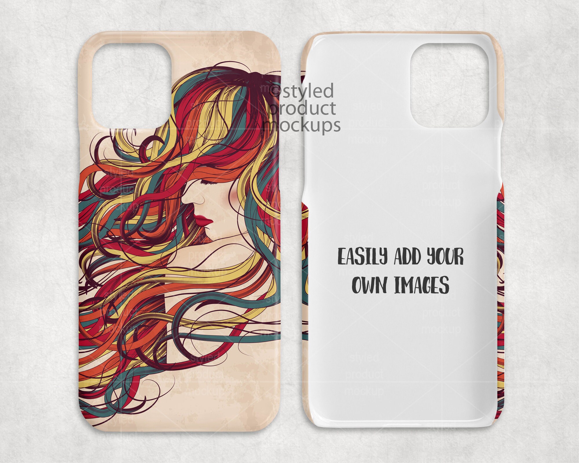 Dye Sublimation 3D Phone 11 Phone Case Mockup Add Your Own | Etsy