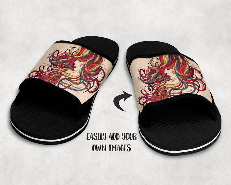 Dye Sublimation Sandals Mockup Template Add Your Own Image - Etsy