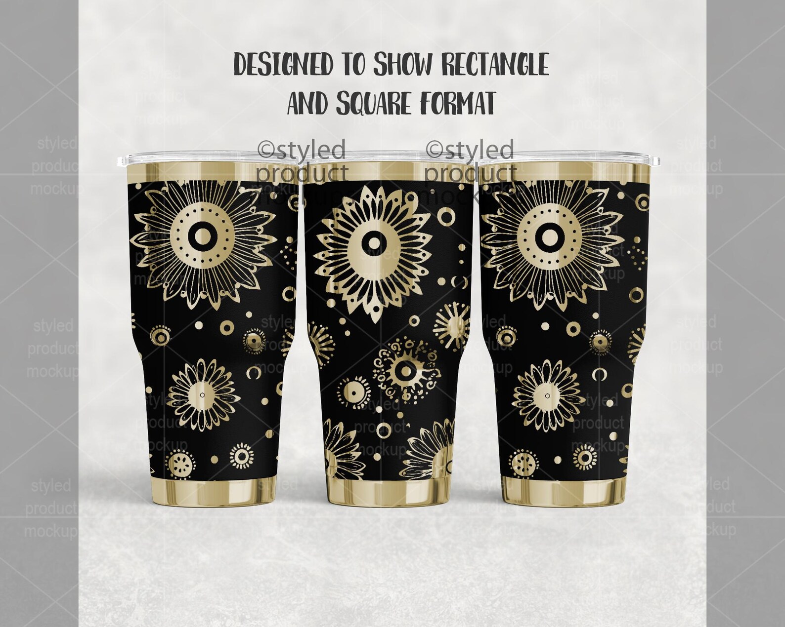 30oz Tumbler Mockup for Laser Engraving | Add Your Own Image and ...