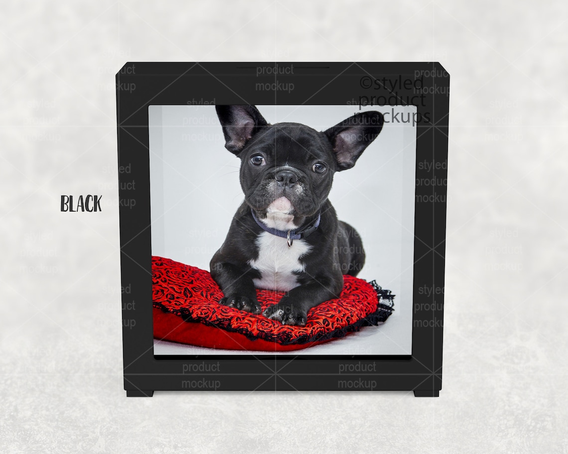 Dye Sublimation Shadow Bank Box Mockup | Add Your Own Image and ...