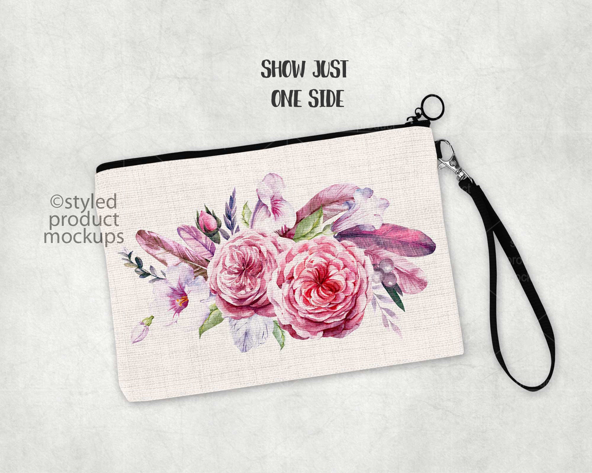 Dye Sublimation Light Linen Hand Bag Mockup | Add Your Own Image and ...