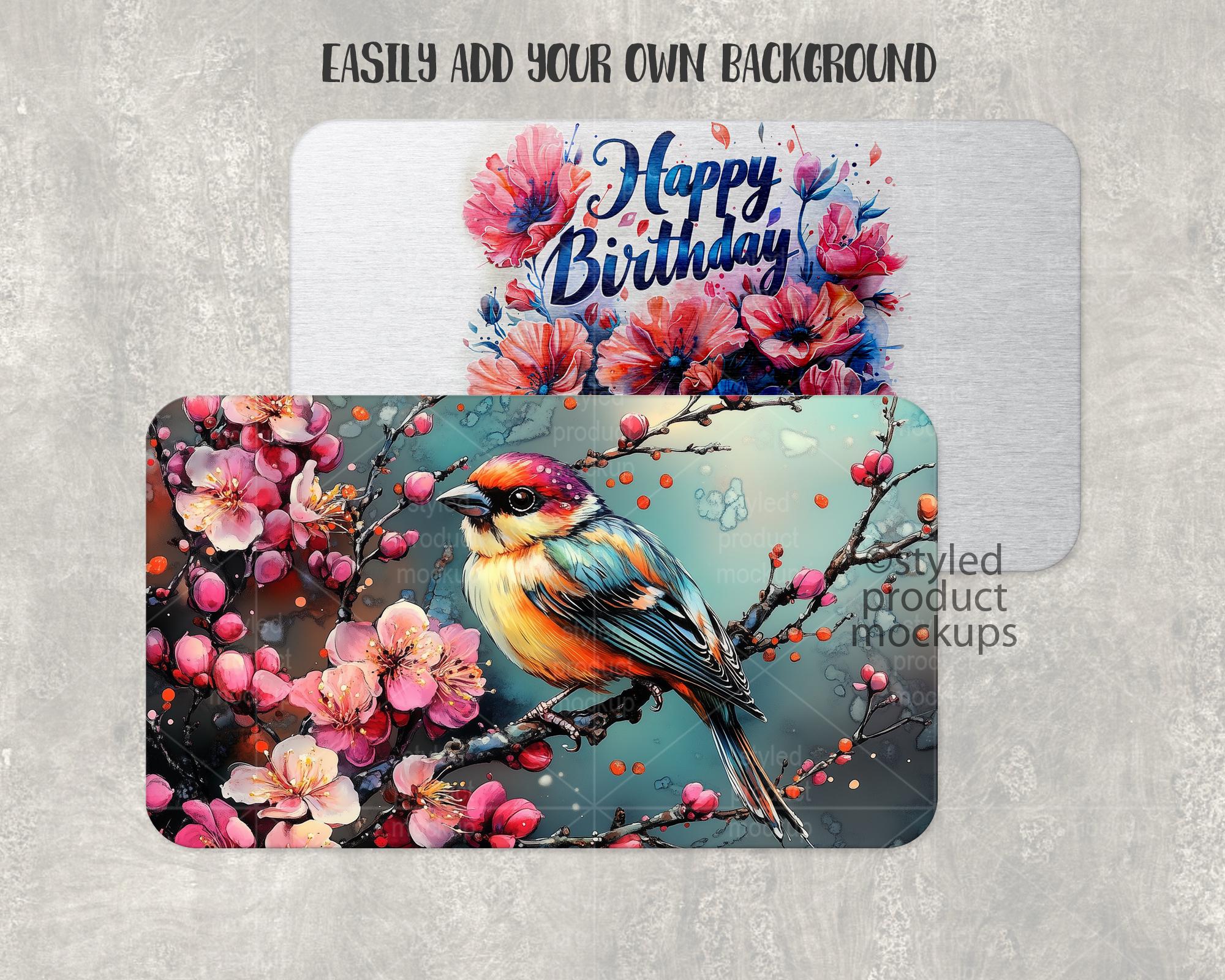 Dye Sublimation Aluminum Wallet Card Mockup | Add Your Own Image and ...