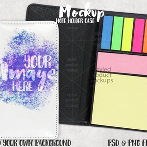 Dye Sublimation Sticky Note Holder Wallet Case Mockup Add - Etsy