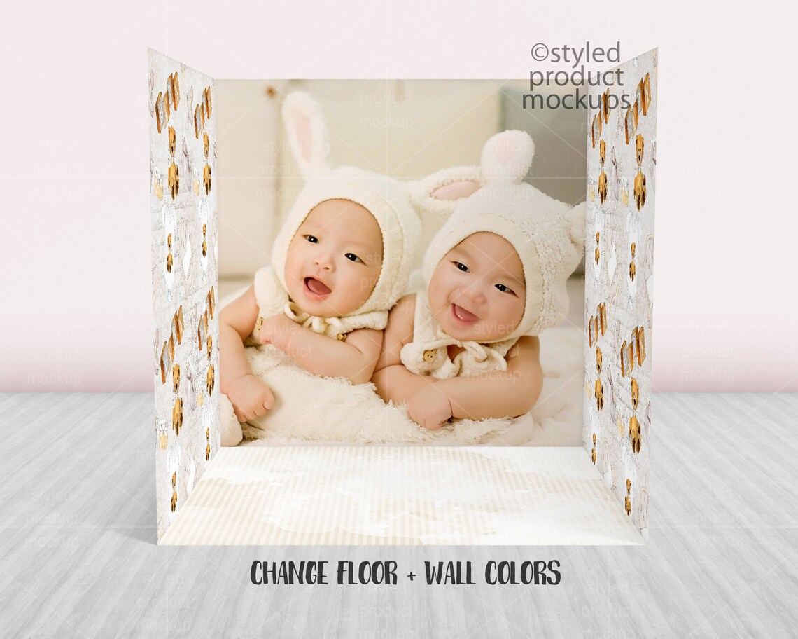 Party Décor Backdrop Cube Mockup Add Your Own Image and - Etsy