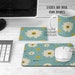 Dye Sublimation Office Desk Set Mockup | Add Your Own Image and ...