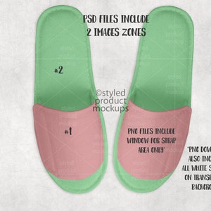 Dye Sublimation Velvet Slippers With Fold Over Top Mockup | Add Your ...