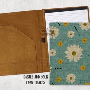 Dye Sublimation Burlap Portfolio Mockup | Add Your Own Image and ...