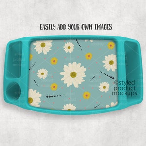 Plastic Lap Tray Mockup | Learning Tray Mockup | Add Your Own Image and ...