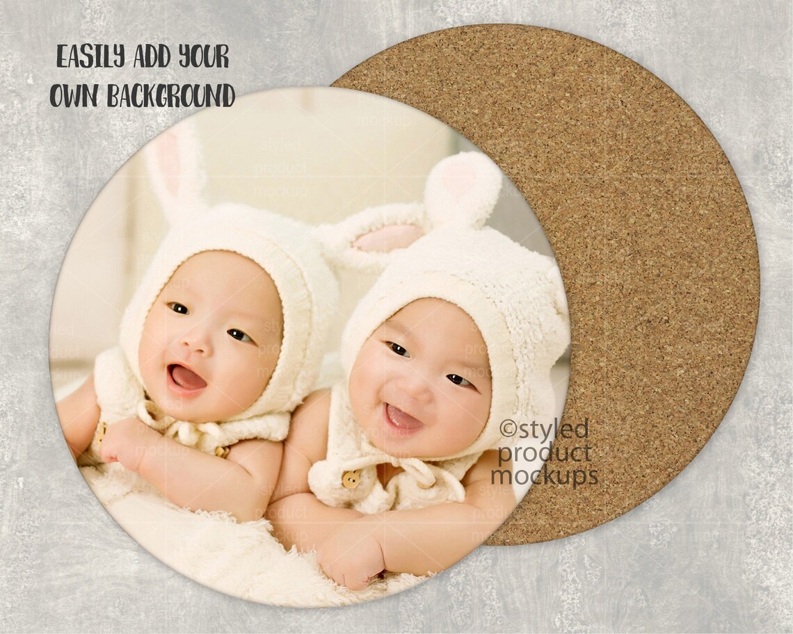 Dye Sublimation Round Hardboard Table Topper Placemat Mockup - Etsy