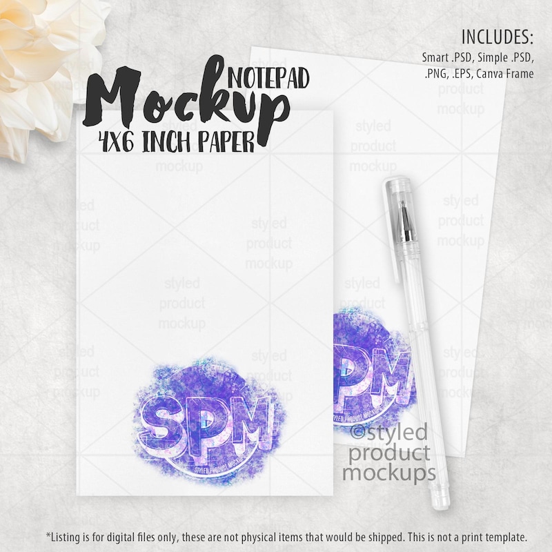 Notepad Sticker - Etsy