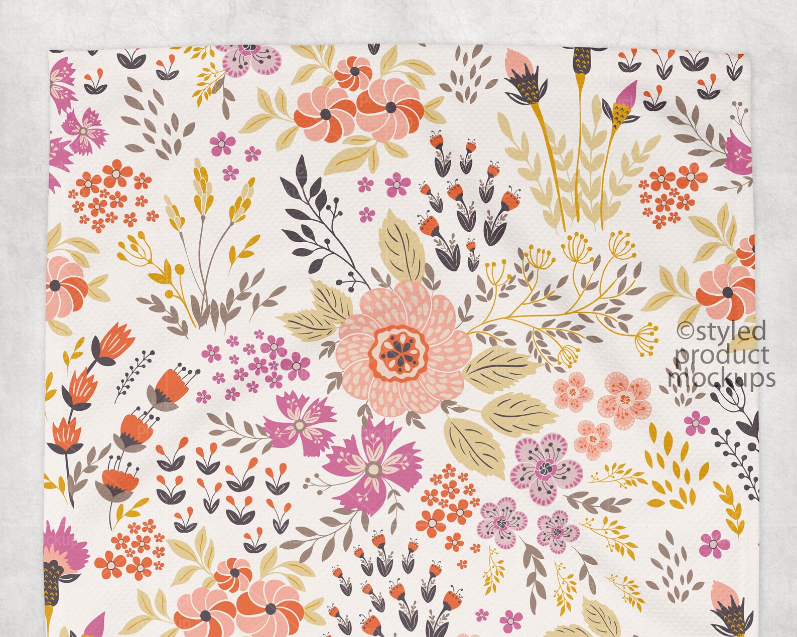 Dye Sublimation Cooling Towel Closeup Mockup Add Your Own - Etsy