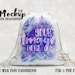 Dye Sublimation Linen Drawstring Bag Mockup Template Add Your Own Image ...