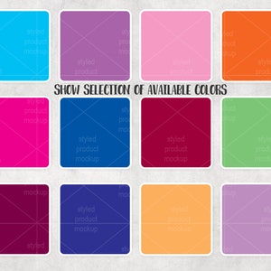 Color, Pattern or Image Chart Template - Etsy