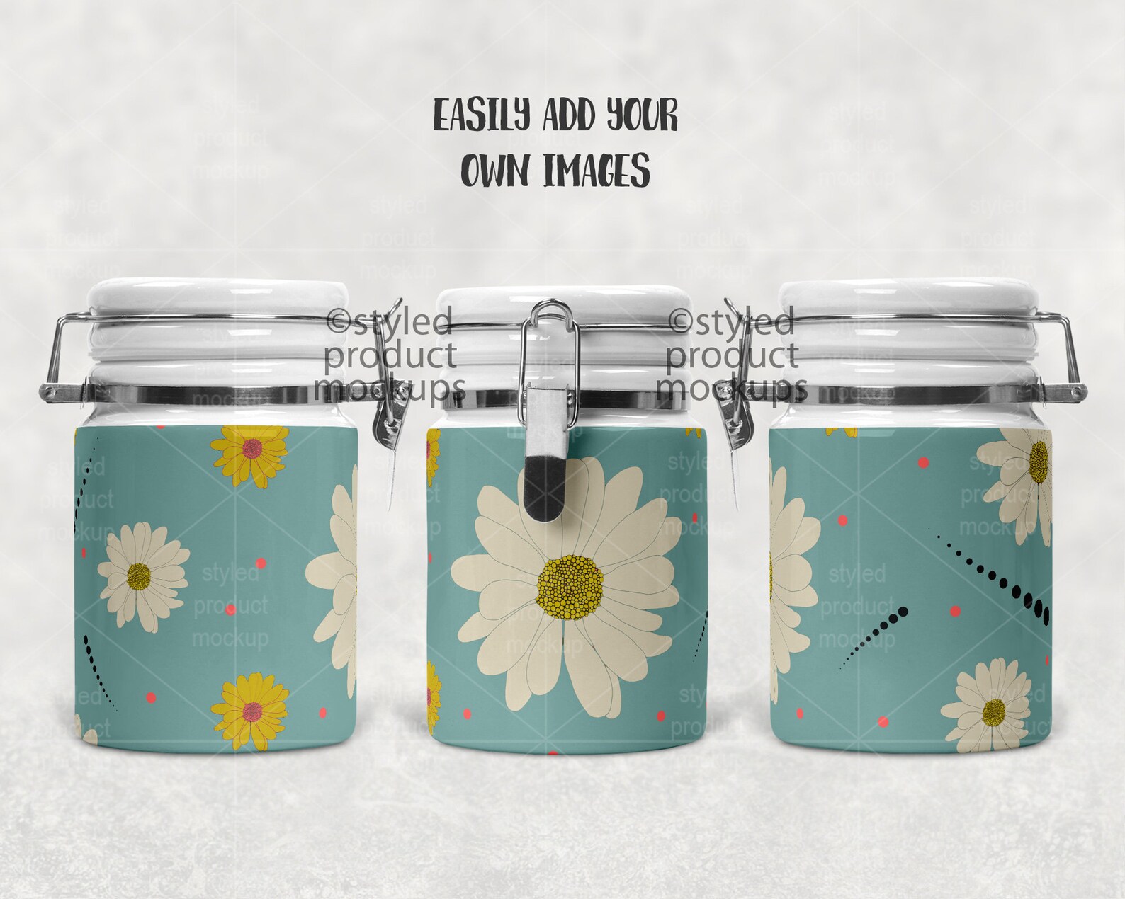 Dye Sublimation Small Ceramic Canister With Flip Top in a Full | Etsy