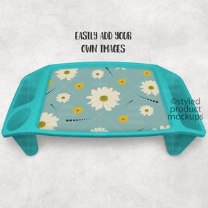 Plastic Lap Tray Mockup Angled View | Learning Tray Mockup | Add Your ...