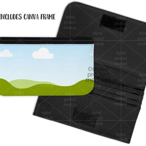 Dye Sublimation Ladies Wallet Mockup Template | Add Your Own Image and ...