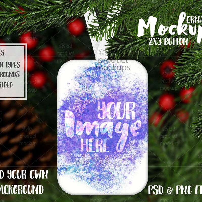 Photo Ornament Rectangle - Etsy