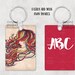 Dye Sublimation 2x3 MDF Keychain Mockup | Add Your Own Image and ...