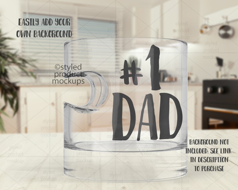 Dye Sublimation Cigar Holder Whiskey Glass Mockup | Add Your Own Image ...