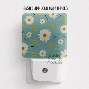 Dye Sublimation Acrylic Square Night Light Mockup | Square Nighlight ...