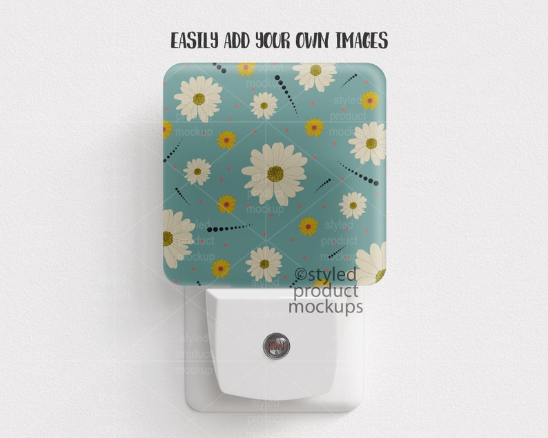 Dye Sublimation Acrylic Square Night Light Mockup | Square Nighlight ...