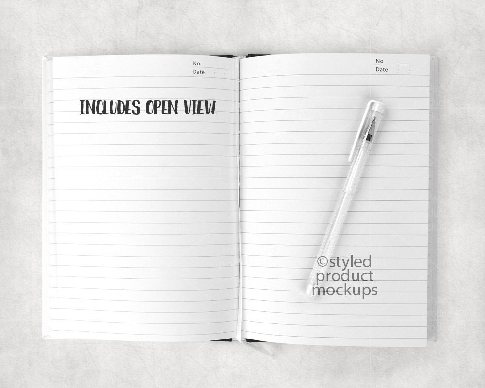 Dye Sublimation A5 Fabric Notebook Template Mockup Add Your - Etsy