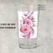 Dye Sublimation Pint Glass With White Patch Mockup | Add Your Own Image ...